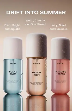 PHLUR Island Escape Fragrance Mist Trio