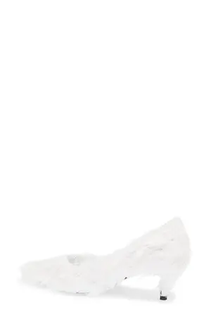Jeffrey Campbell Nesting Pointed Toe Pump - White