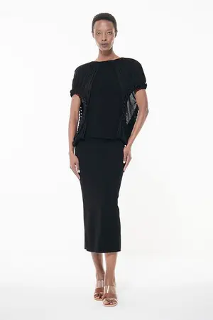 LEEM Knit Pencil Skirt