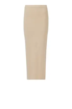 LEEM Knit Pencil Skirt - Natural