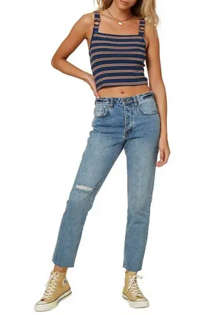 O'Neill Mahoney Crop Rib Tank