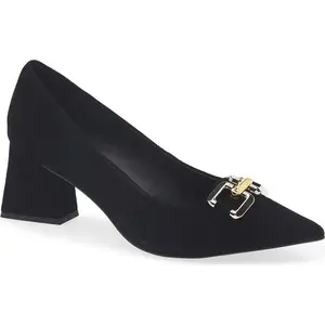 Jeffrey Campbell Anouk Pointed Toe Pump Black Suede