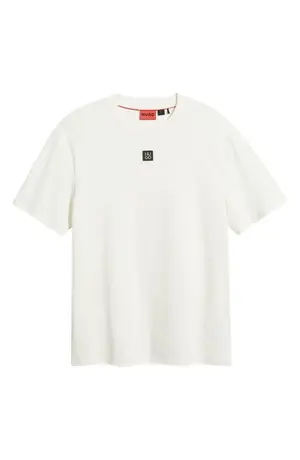 Hugo Dalile Logo Badge Cotton T-shirt