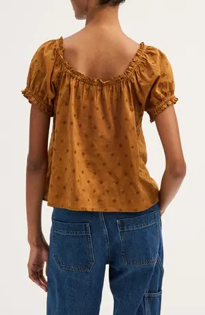 Madewell The Chateau Cotton Eyelet Top