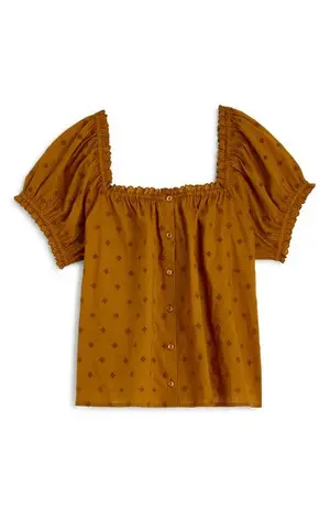 Madewell The Chateau Cotton Eyelet Top