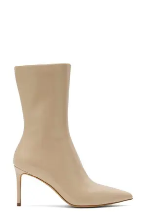 Jeffrey Campbell Everynite Pointed Toe Stiletto Bootie - Light Beige