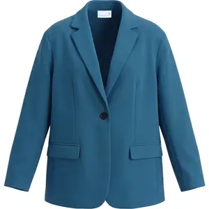CARTOLINA Willow Crepe Blazer - Deep Teal