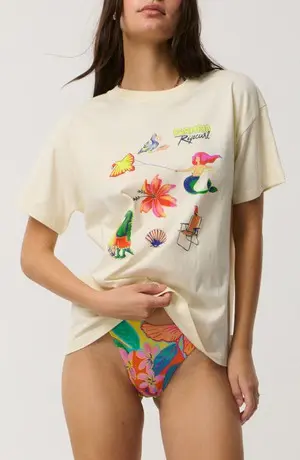 Rip Curl Desire Relaxed T-shirt - Vanilla