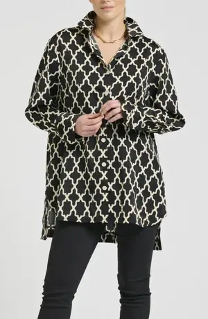 SHIRTY Marnie Oversized Printed Shirt