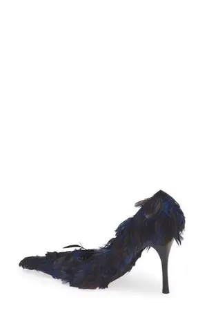 Jeffrey Campbell Plumage Pointed Toe Pump - Khaki Multi