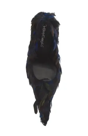 Jeffrey Campbell Plumage Pointed Toe Pump - Khaki Multi