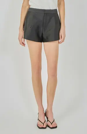 Endless Rose Wide Leg Shorts - Black