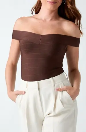 Guess Off The Shoulder Blouses