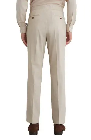 REISS Vita Check Wool Blend Pants