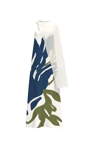 DIARRABLU Strapless Shawl Dress Lilo In Fsc Viscose