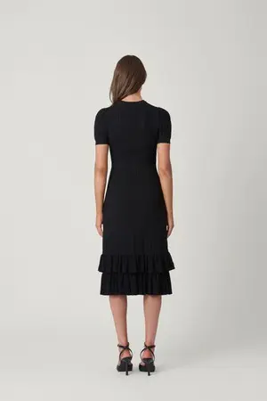 Shoshanna Pointelle Knit Savannah Dress