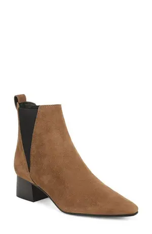Veronica Beard Astra Bootie - Chestnut Suede