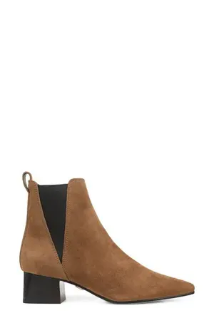 Veronica Beard Astra Bootie - Chestnut Suede