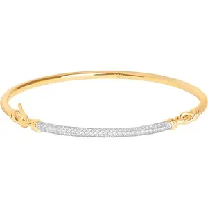 ASTRID & MIYU Pavé Link Detail Bangle