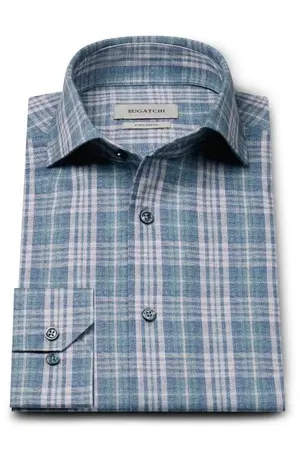 Bugatchi Devon Ooohcotton® Plaid Button-up Shirt