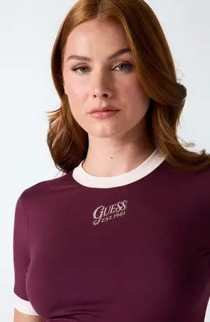 Guess Logo Performance Ringer T-shirt