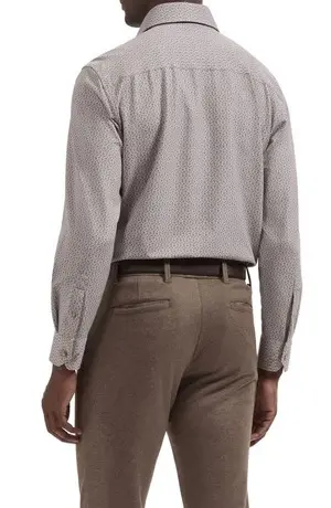 Bugatchi Devon Ooohcotton® Print Button-up Shirt