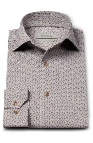 Bugatchi Devon Ooohcotton® Print Button-up Shirt