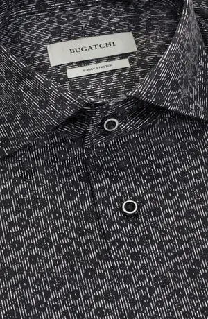Bugatchi Devon Ooohcotton® Print Button-up Shirt