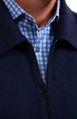 Bugatchi Wool Blend Blouson Jacket