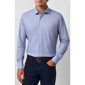 David Donahue Spread Collar Shirts For Men