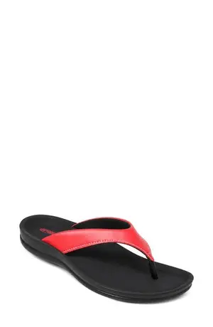 AEROTHOTIC Amicia Flip Flop Red