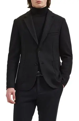 Bugatchi Wool Blend Blazer - Black