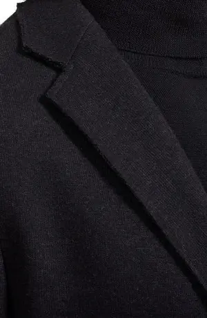 Bugatchi Wool Blend Blazer - Black
