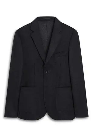 Bugatchi Wool Blend Blazer - Black