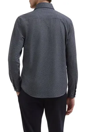 Bugatchi Devon Ooohcotton® Print Button-up Shirt