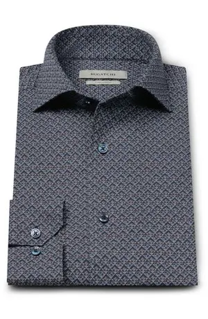 Bugatchi Devon Ooohcotton® Print Button-up Shirt