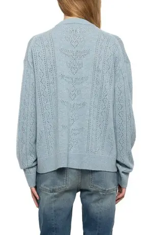 Zadig&Voltaire Markuz Pointelle Crewneck Sweater