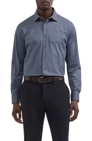 Bugatchi James Ooohcotton® Button-up Shirt - Indigo