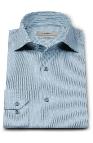 Bugatchi Devon Ooohcotton® Geo Print Button-up Shirt