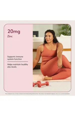 BARIATRIC ADVANTAGE Non Chewable Zinc Chelate Supplement Tablets 20 Mg 180 Count
