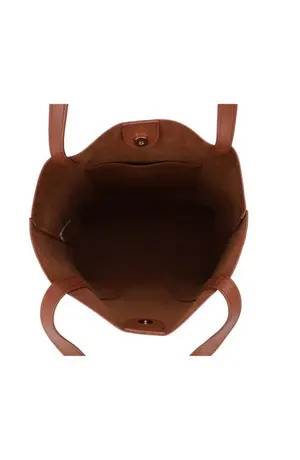 MALI + LILI North South Faux Leather Tote