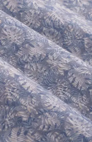 Bugatchi Miles Ooohcotton® Print Short Sleeve Button-up Shirt