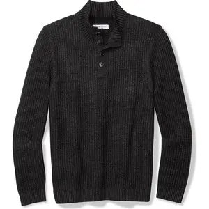 Tommy Bahama Autumn Pier Button Placket Sweater - Black
