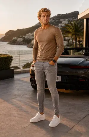 MACEOO Marthyr010 Straight Leg Jeans