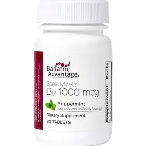 BARIATRIC ADVANTAGE B-12 Speedy Melts Vitamin Supplement Peppermint 30 Count - None