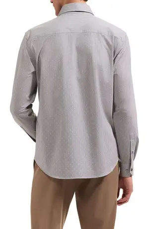 Bugatchi Devon Ooohcotton® Stripe Button-up Shirt