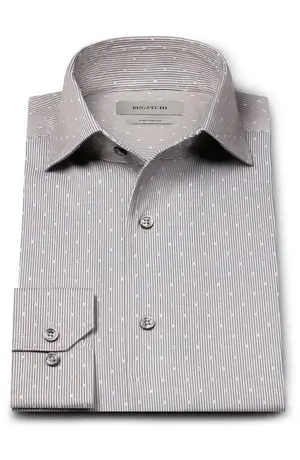 Bugatchi Devon Ooohcotton® Stripe Button-up Shirt