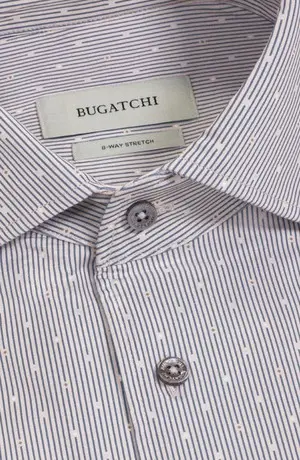 Bugatchi Devon Ooohcotton® Stripe Button-up Shirt