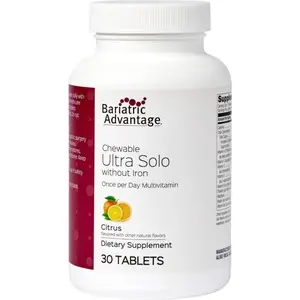 BARIATRIC ADVANTAGE Chewable Ultra Solo Once-per-day Daily Multivitamin Without Iron 30 Count - None