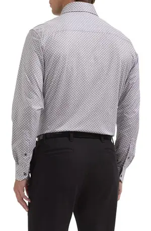 Bugatchi Devon Ooohcotton® Print Button-up Shirt